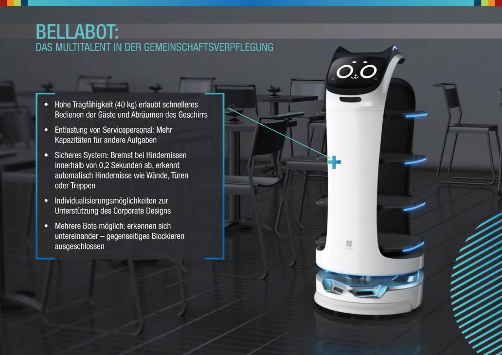 Service robots for communal catering - kamasys
